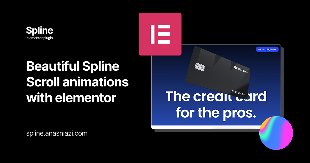 Spline Elementor Plugin